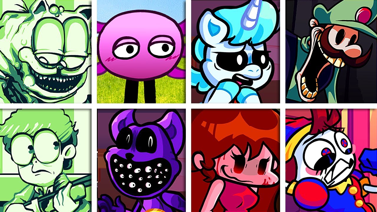 The Great Punishment But Everyone Sings It 🎤 (FNF Different Characters ...