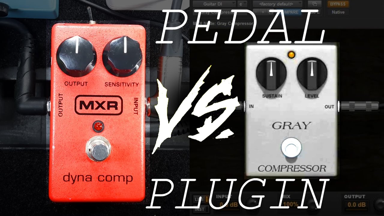 MXR Dyna Comp vs Avid Gray Compressor Plugin - YouTube