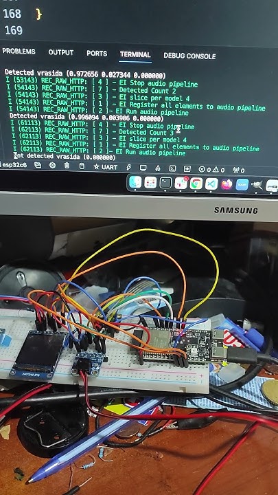 esp32c6, edge impulse, keyword spotting - YouTube