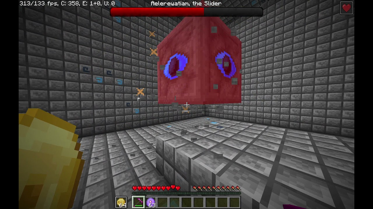 No-Hitting the Slider boss In the Aether mod - YouTube