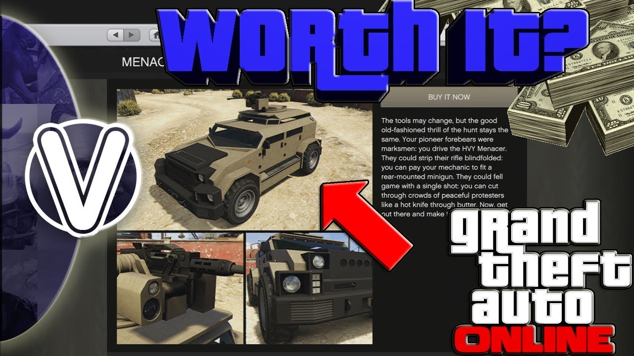GTA 5 Online | HVY Menacer Is It Worth It? 1.44 (GTA 5 Online Glitches ...