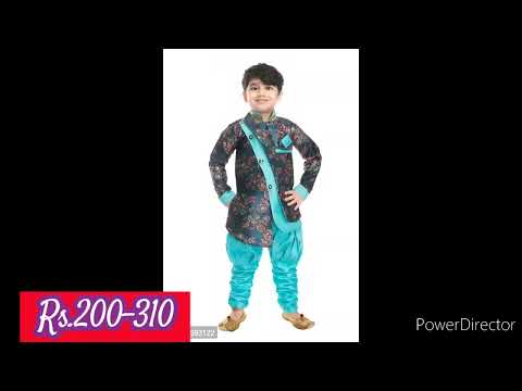 *NEW GEN BOYS BLUE KURTA AND PAJAMA SET*