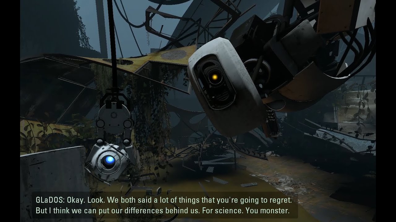 Glados wakes up | Portal 2 | - YouTube
