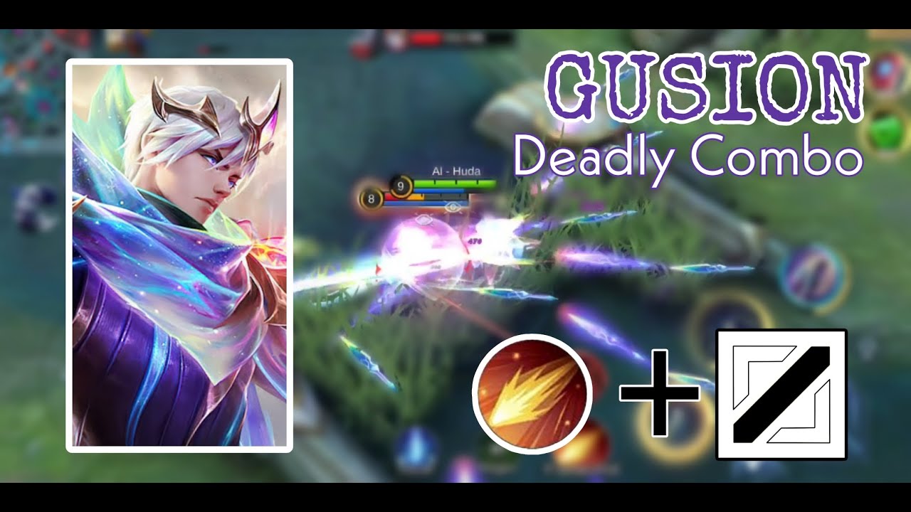 GUSION MID LANE SPELL FLAMESHOT PERFECT COMBO - Mobile Legends - YouTube