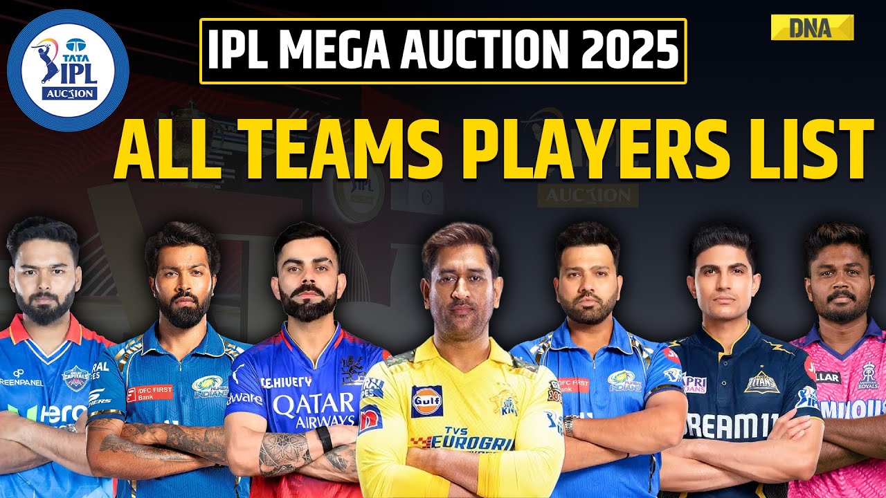 IPL Auction 2025: IPL 2025 All Teams Squad, Check Full List Of Sold ...