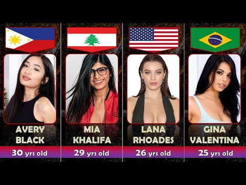 Notable PornStars from Different Countries