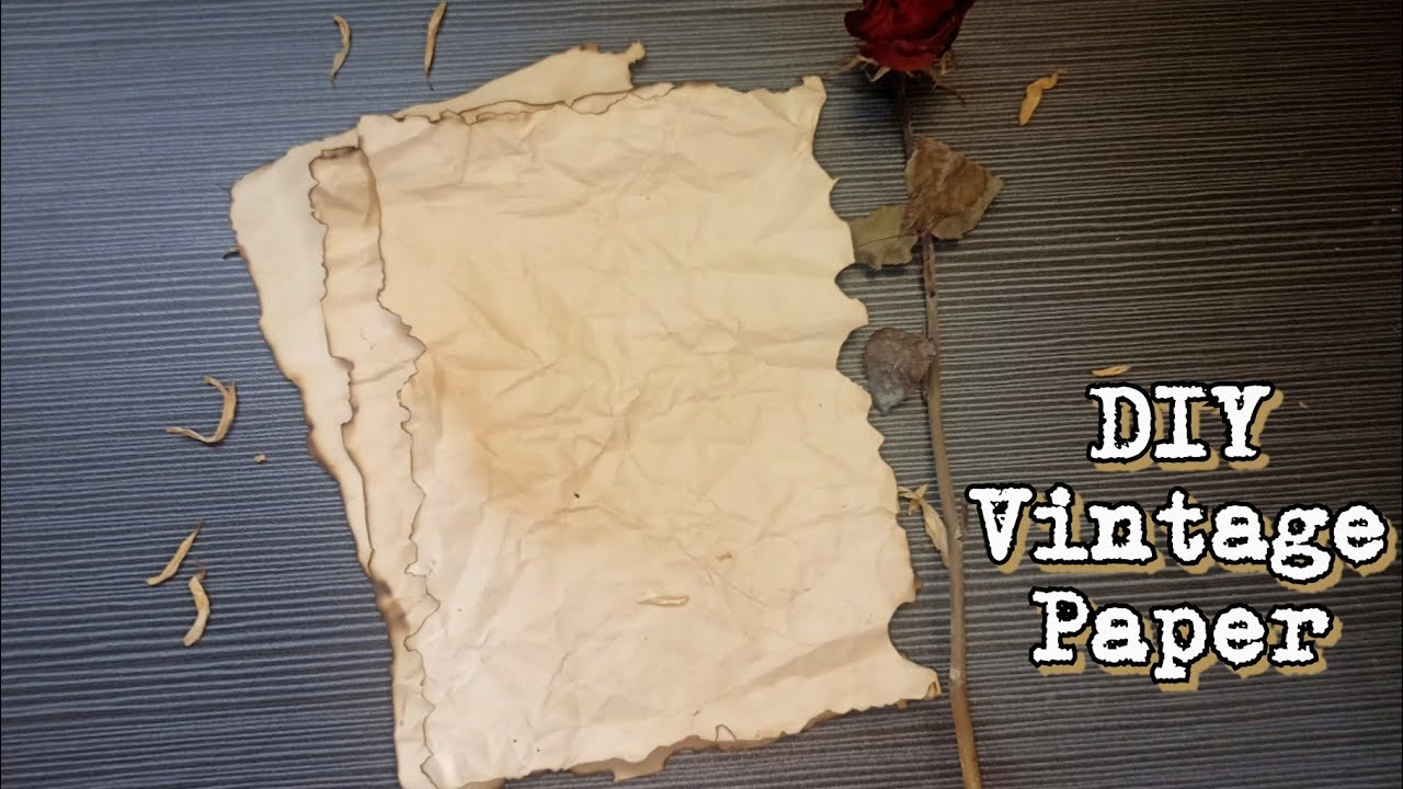DIY Vintage Paper Make It Look Antique With Coffee Make Paper Look diy-vintage-paper-make-it-look-antique-with-coffee-make-paper-look