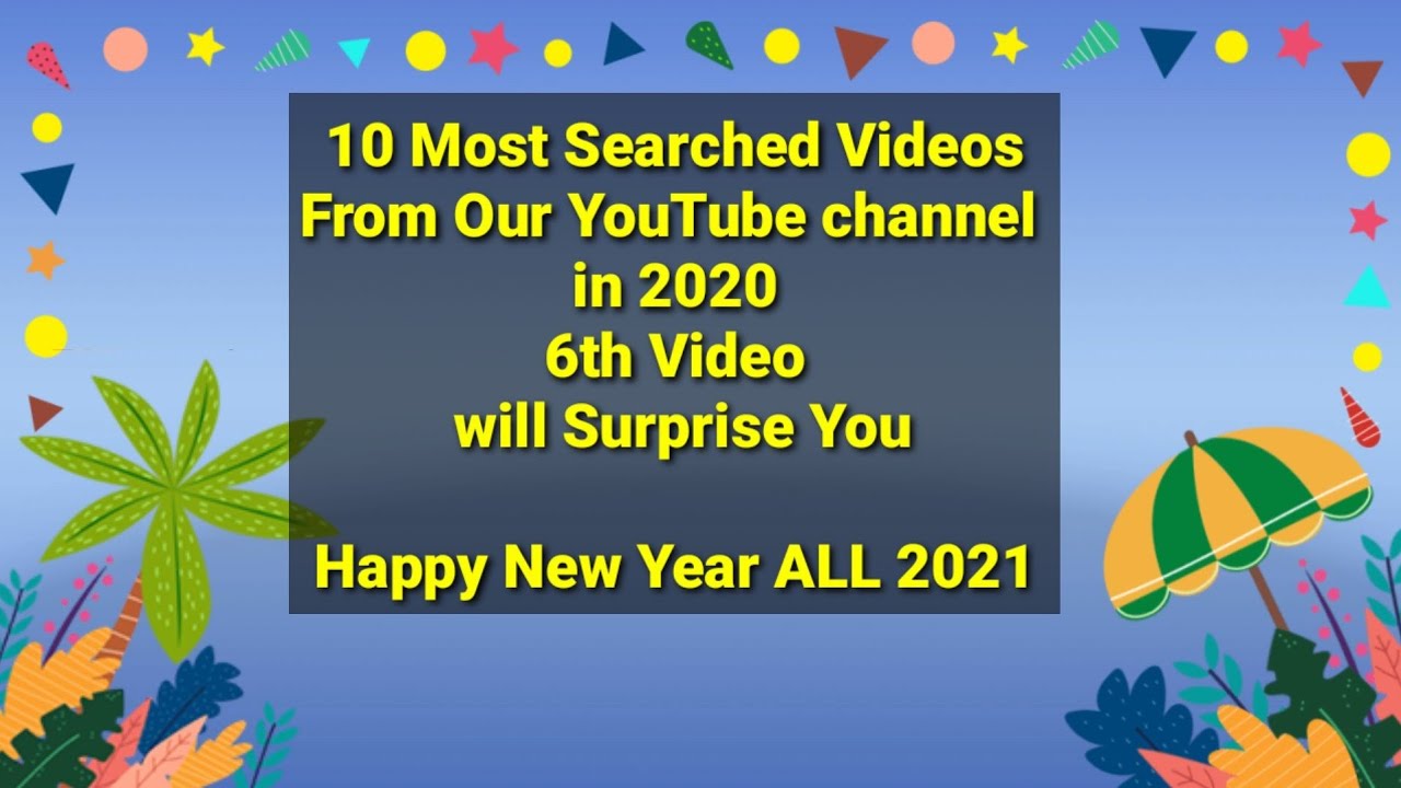 Top 10 Most popular Videos in 2020 - Learnprograming byluckysir - YouTube