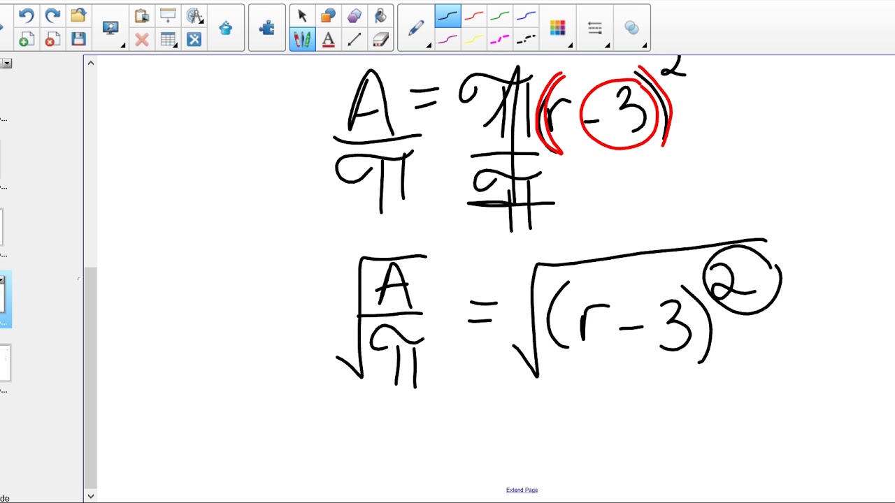 NJSLA Algebra 1 Practice Literal Equations Question 2 - YouTube