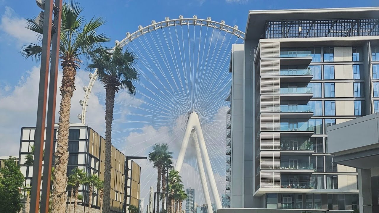ain dubai/marina dubai/ marina beach/ marina dubai sair/world biggest ...