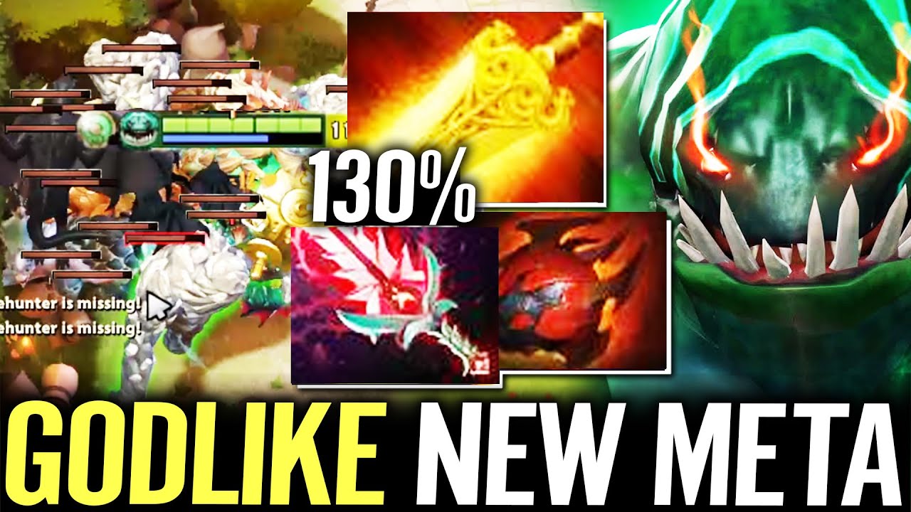 🔥 NEW META Tidehunter Radiance + Bloodthorn Offlane — MAX DPS 2x Stun ...