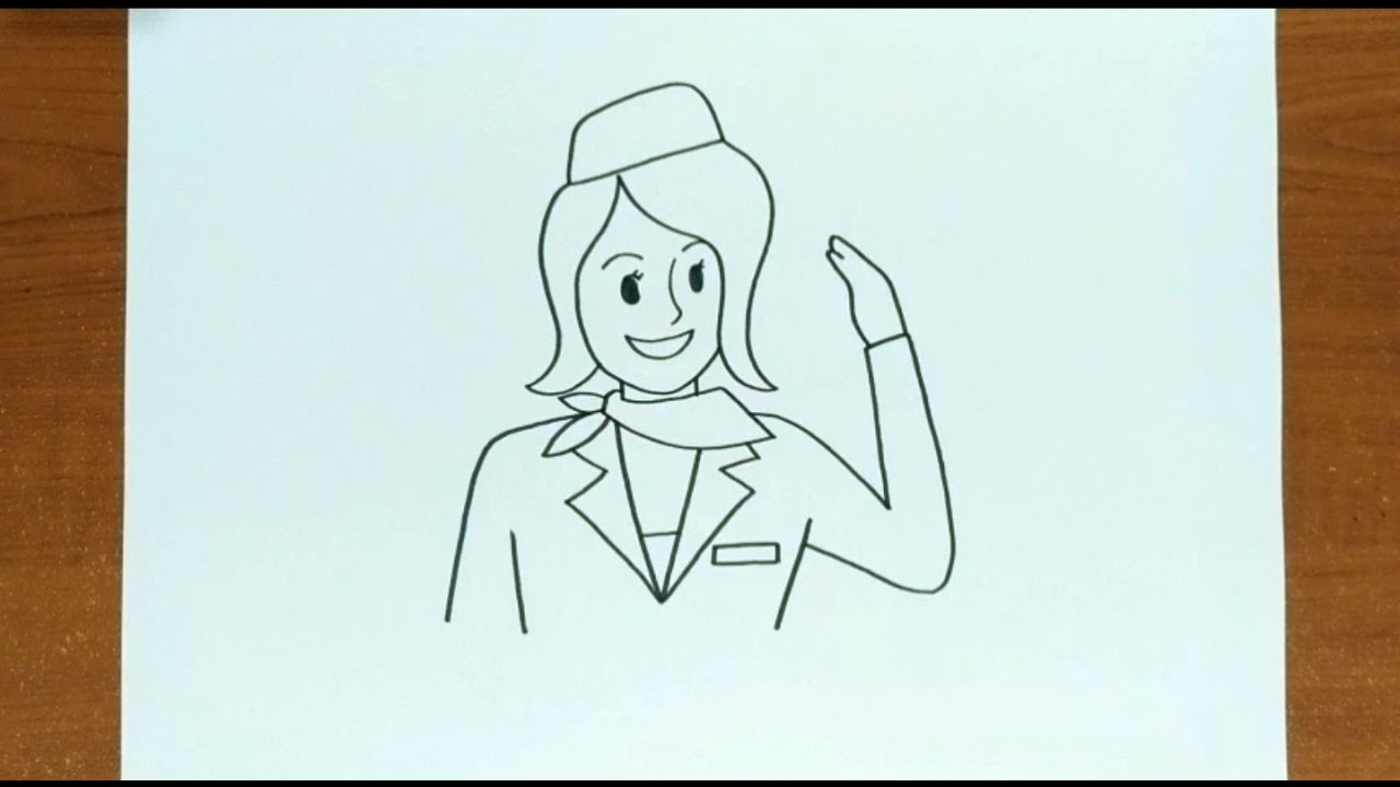 Flight Attendant Drawing Zac Posen Presents New Uniforms For Delta