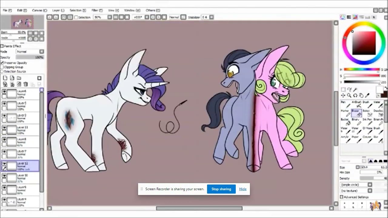 stress sewing mlp rarity [core\13 plus] - YouTube