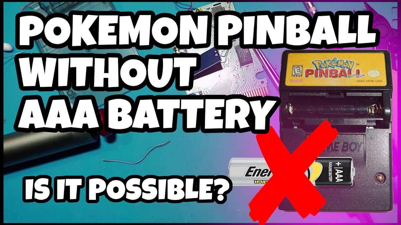 Failing Pokemon Pinball: Battery Free Rumble Mod Gone Wrong - YouTube