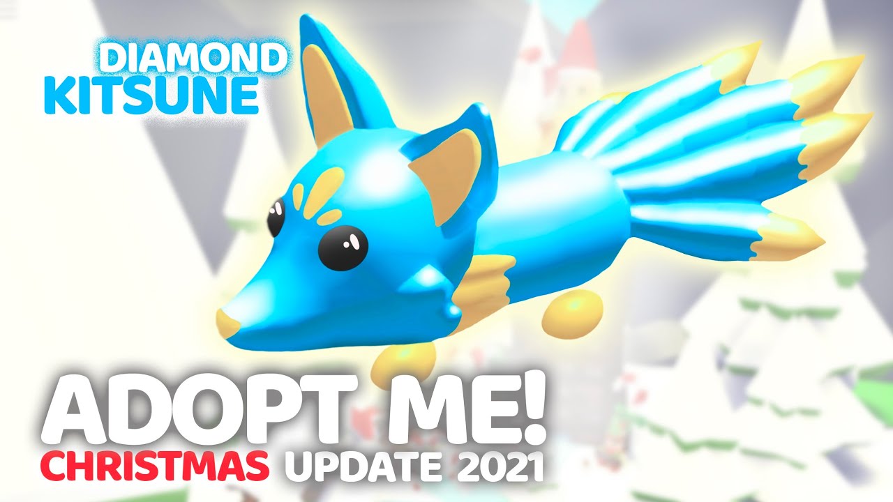 NEW Christmas Pet: DIAMOND KITSUNE (Adopt Me Christmas Update) - YouTube