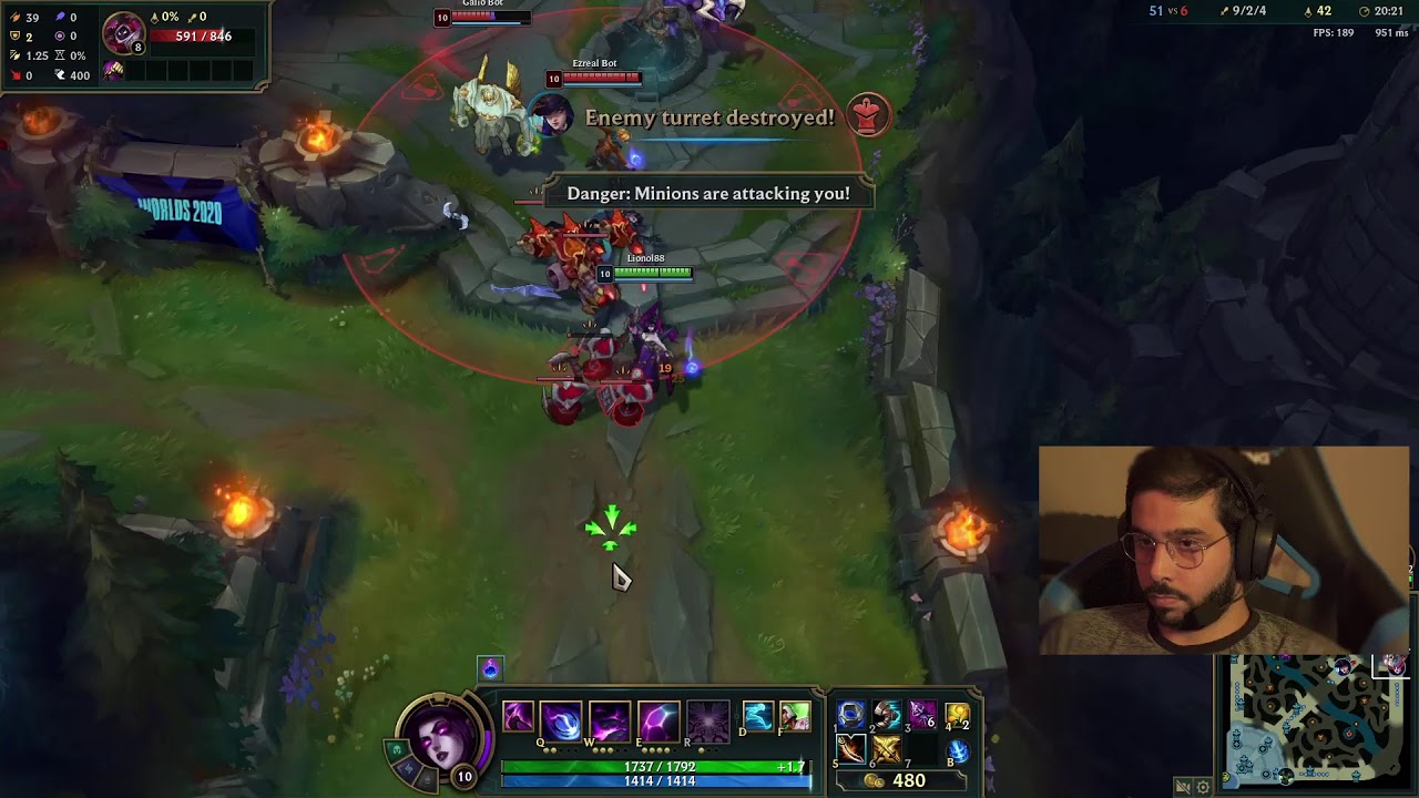 League of Legends first game - YouTube