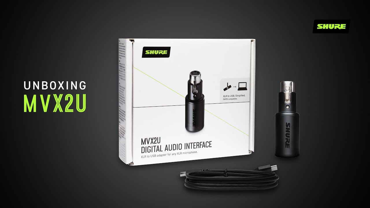 MVX2U Unboxing - Digital Audio Interface - YouTube
