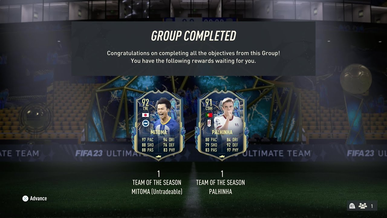 Craft to Glory Mitoma & Palhinha Objective Completed - FIFA 23 Ultimate ...