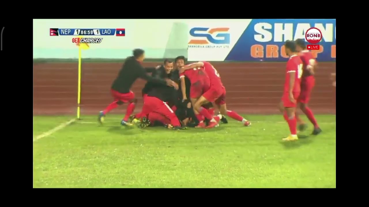 winning goal by manish dangi 3 nation cup winner team nepal - YouTube