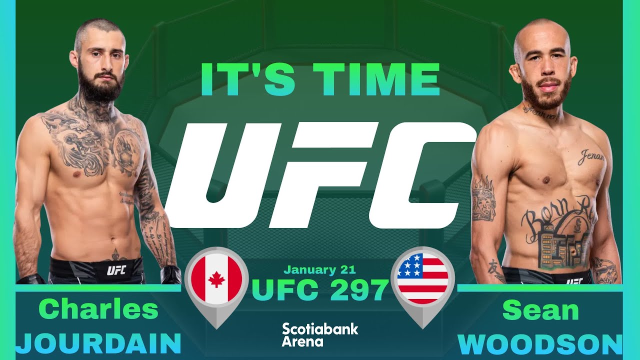 Charles JOURDAIN vs Sean WOODSON Full FIGHT UFC 297 - YouTube