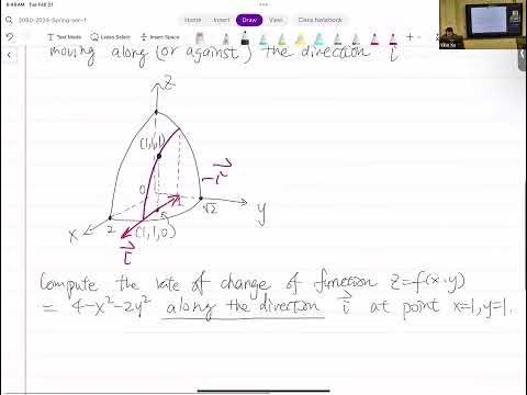 Calc III 15.5 Directional derivatives and the gradient - YouTube