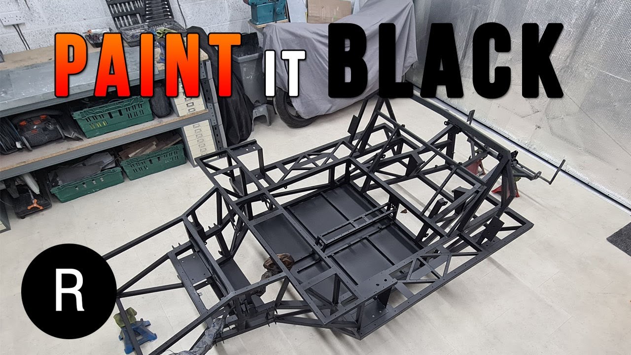 GT40 Restoration - Ep 33: Spray Painting The Chassis - YouTube