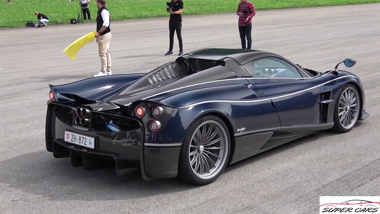 Pagani Huayra BC Accelerating, Drag Racing & More! - YouTube