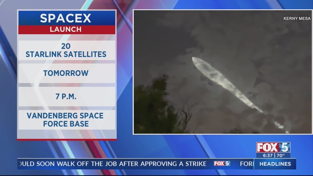 SpaceX targeting Thursday evening launch in Southern California - YouTube