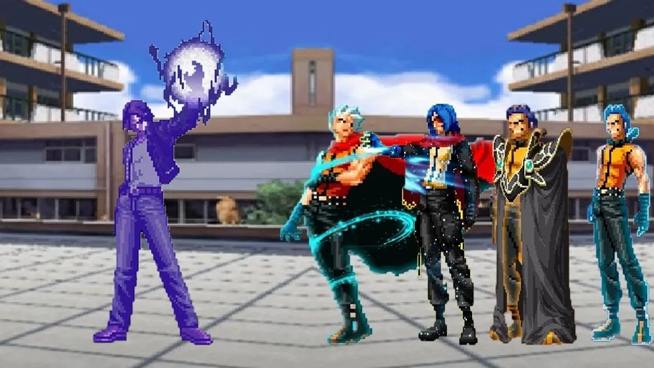 [Mugen KOF] Chaos Vs K9999 Team - YouTube