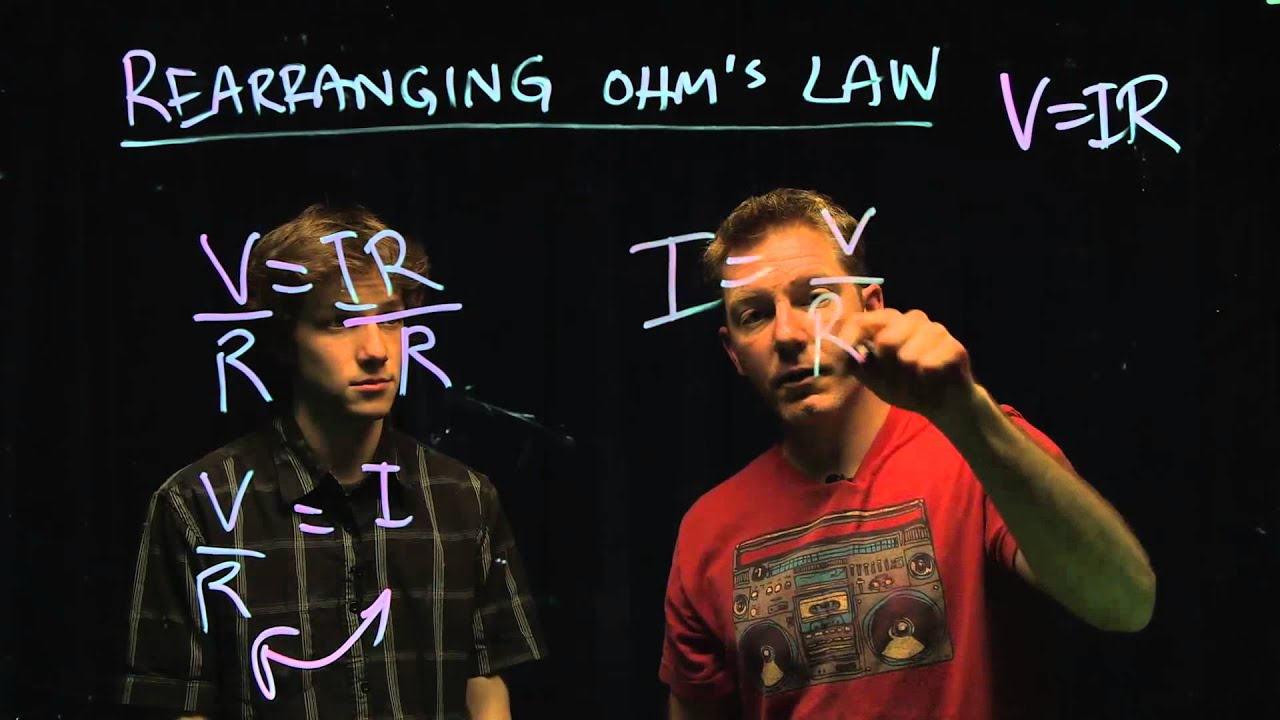 Solving Ohm's Law Step by Step (1 of 6) Rearranging - YouTube