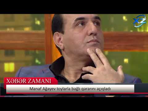 Müğənni Manaf Ağayev toylarla bağlı qərar verdi