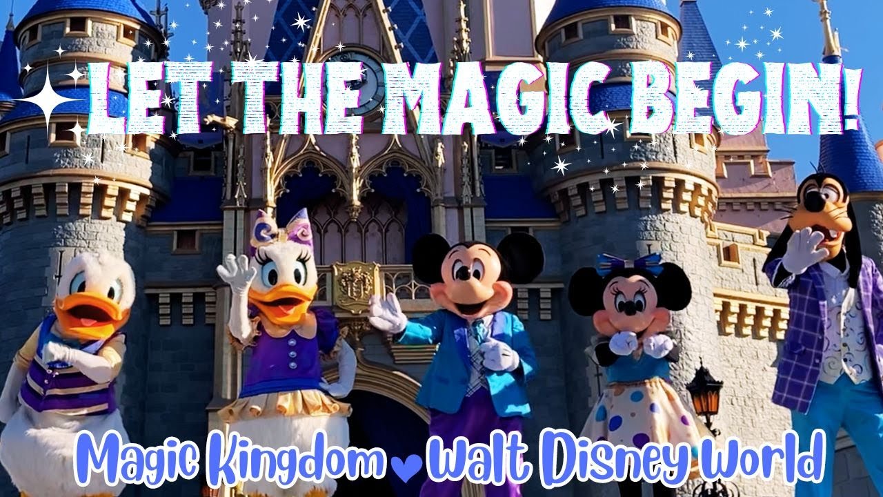 Super Cute - Let the Magic Begin! Morning Show at Disney World Magic ...
