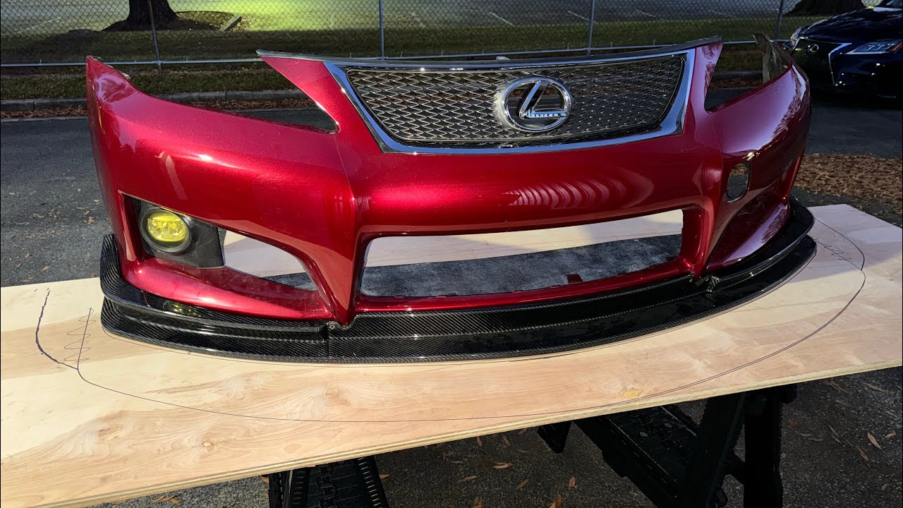 Building a Front Splitter | Lexus IS F Aero Project Pt.1 - YouTube