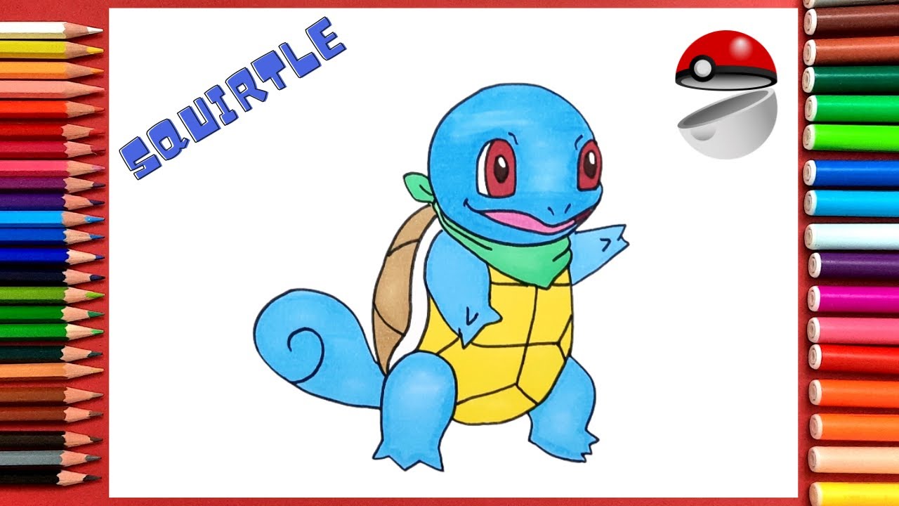 How to Draw Squirtle Easy | Pokemon - YouTube