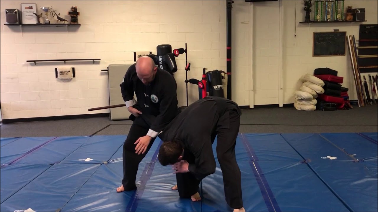 Self Defense Set 4 - Club - Defense Against The Backhand - YouTube