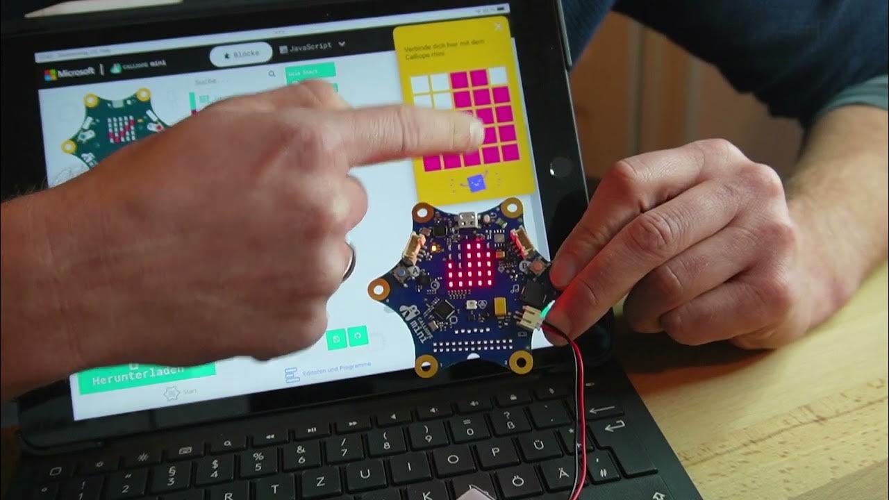Den Calliope Mini mit einem iPad verbinden - YouTube