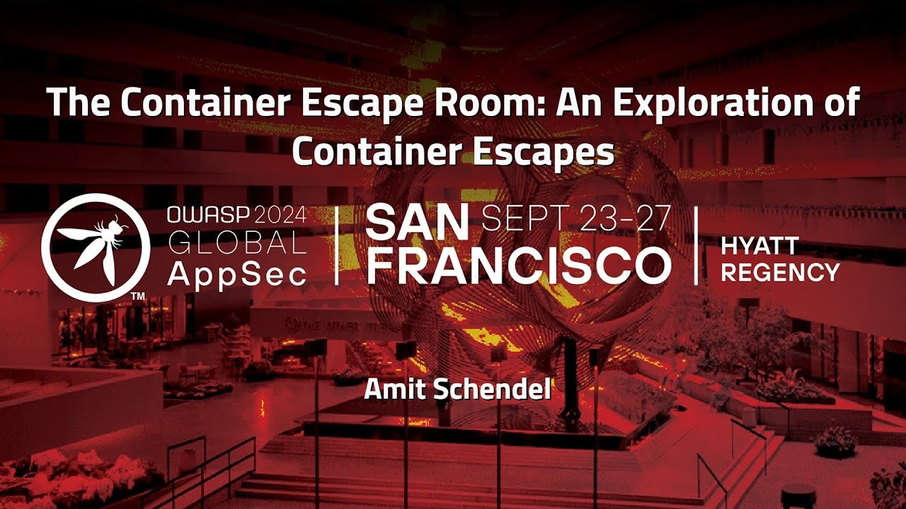 The Container Escape Room: An Exploration of Container Escapes - Amit ...