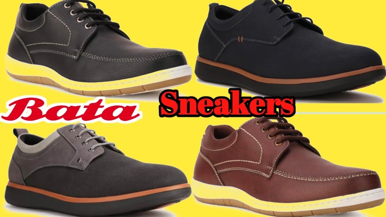 BATA LEATHER SNEAKER SHOES - YouTube