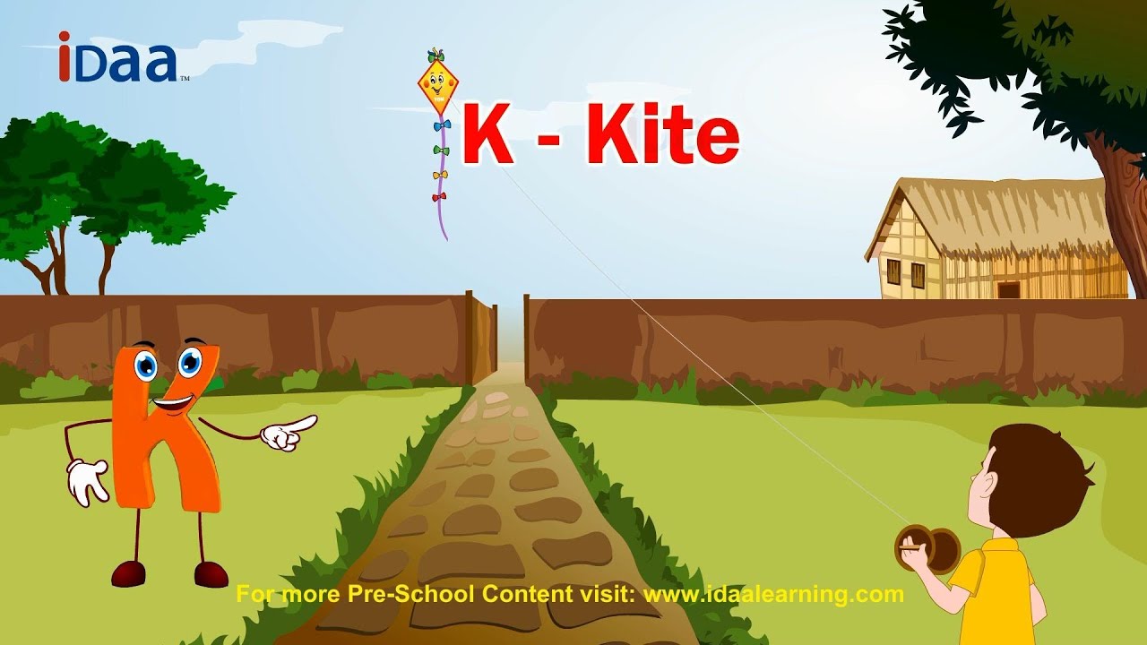 Learn English Alphabet - K (www.iDaaLearning.com) - YouTube