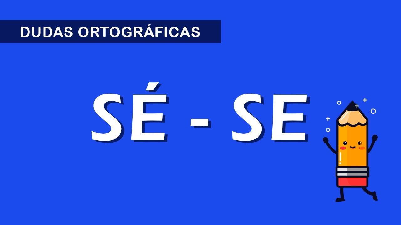 Diferencia entre "sé" y "se" - YouTube