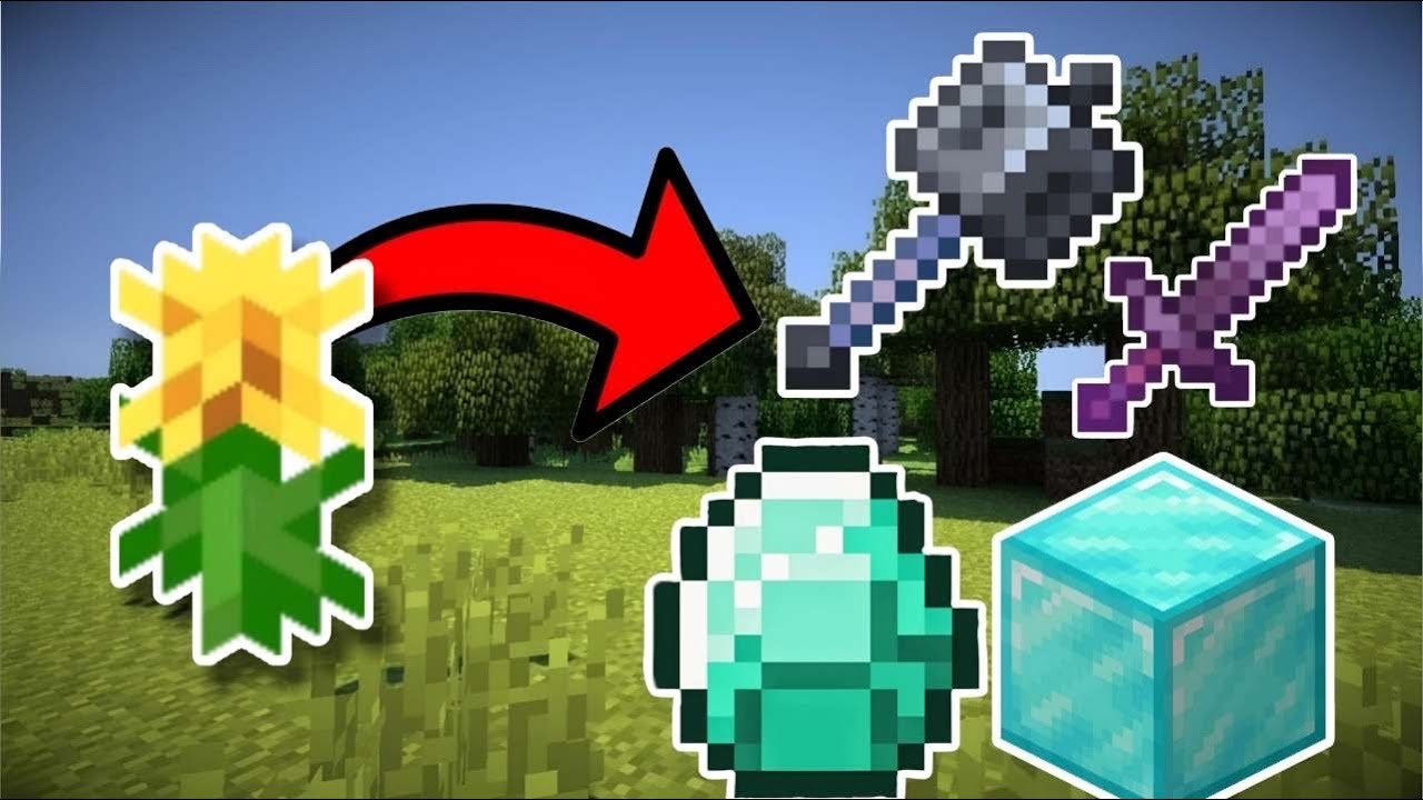 "Unlocking the Secrets of Flower Drop OP Loots in Minecraft!"🔥🍁 - YouTube