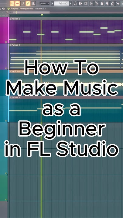 How to make music in fl studio as a beginner #flstudio #musicproduction #makingmusic - YouTube
