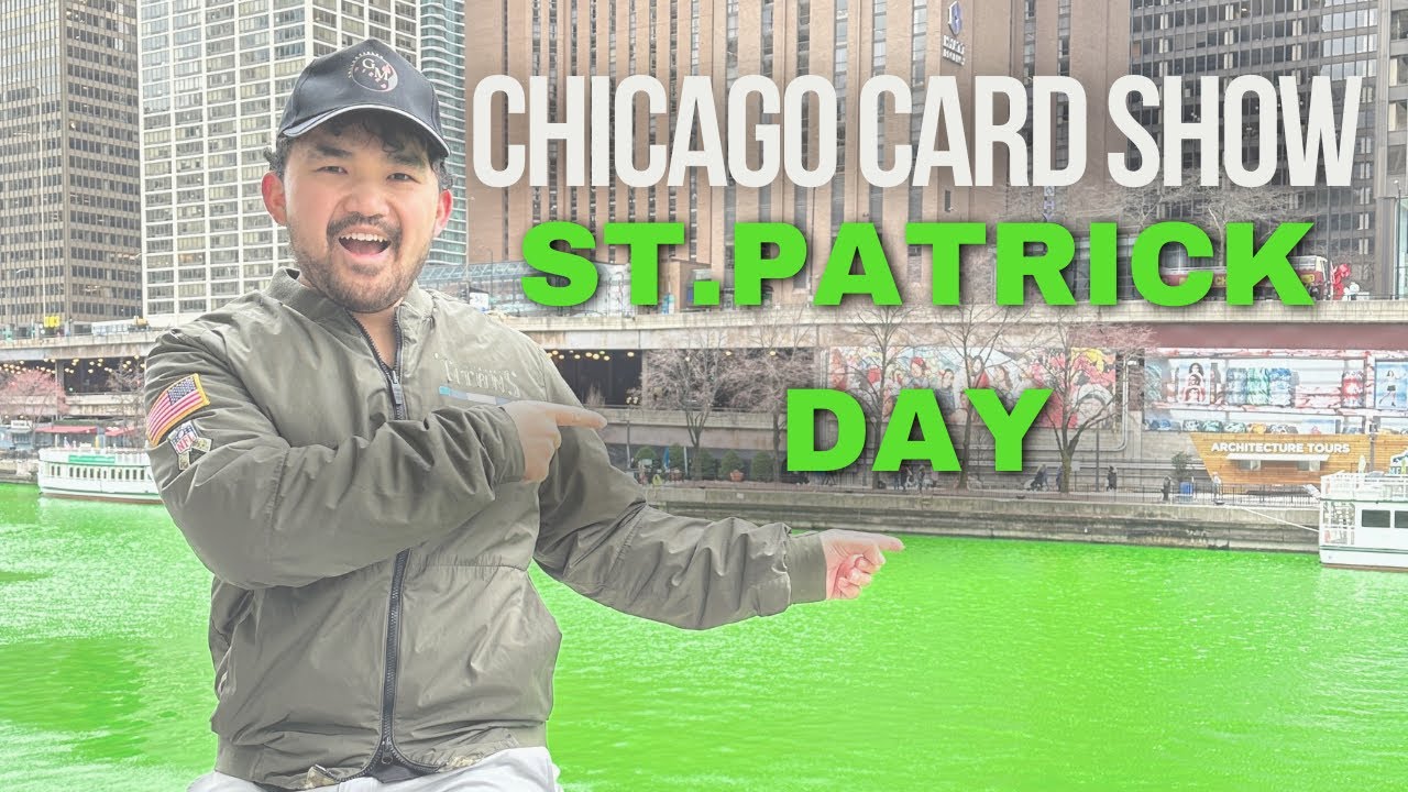 Last 2 days at Chicago sports card show on St.Patrick day - YouTube