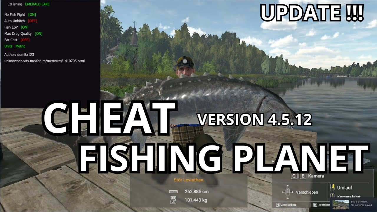 UPDATE!!! CHEAT FISHING PLANET V 4.5.12 - YouTube