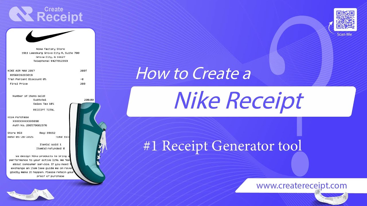 How to Generate a Nike Receipt Online | Fast & Easy 👟🧾 - YouTube