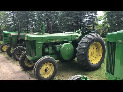 2020 Plowing Hitterdal, MN John Deere lineup - YouTube
