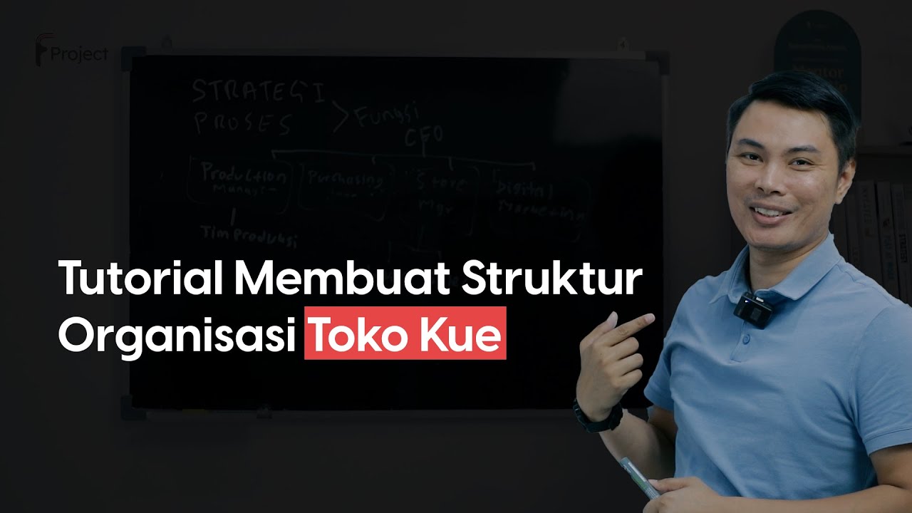 TUTORIAL MEMBUAT STRUKTUR ORGANISASI TOKO KUE / RETAIL - YouTube