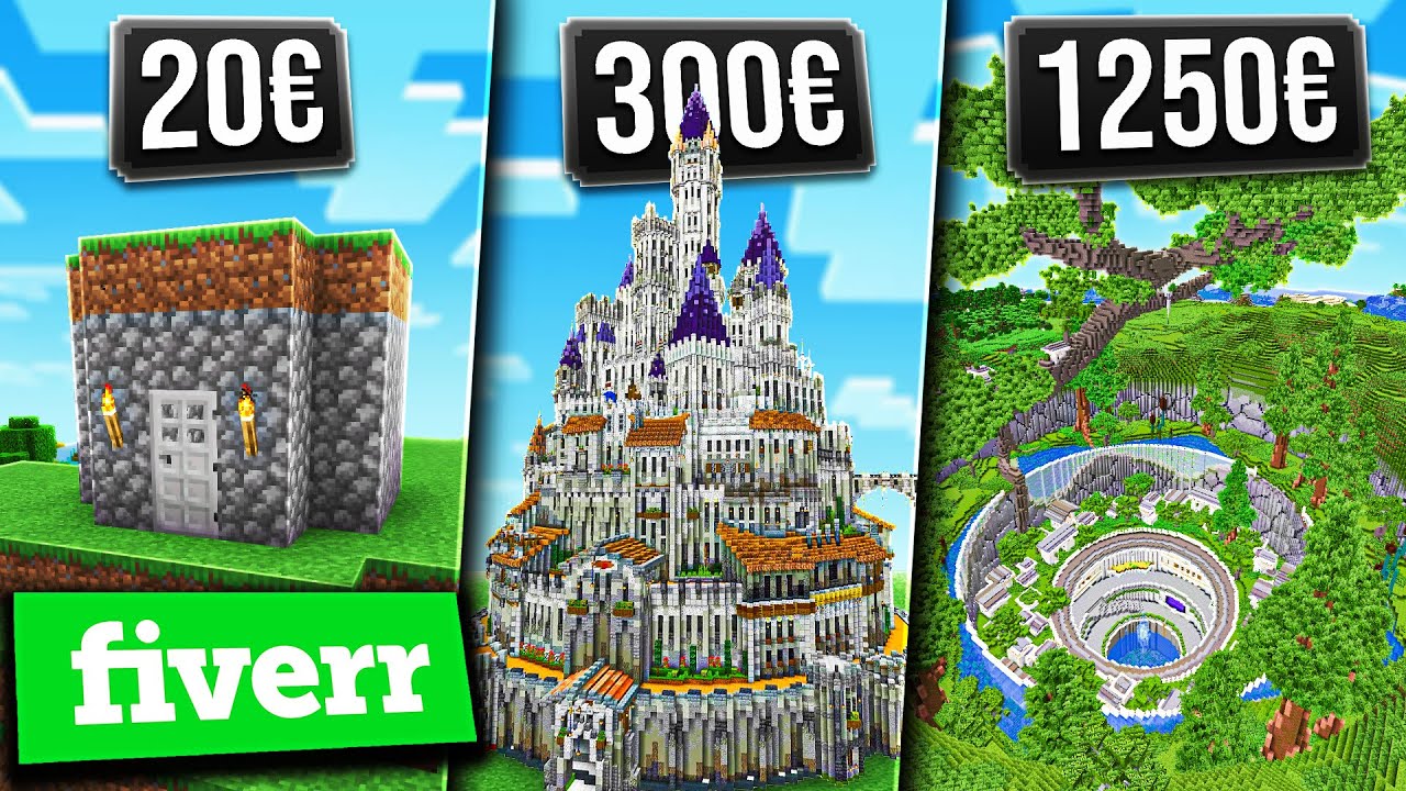Ich kaufe eine MINECRAFT MEGA BASE für 20€, 150€, 300€ und 1250€ - YouTube
