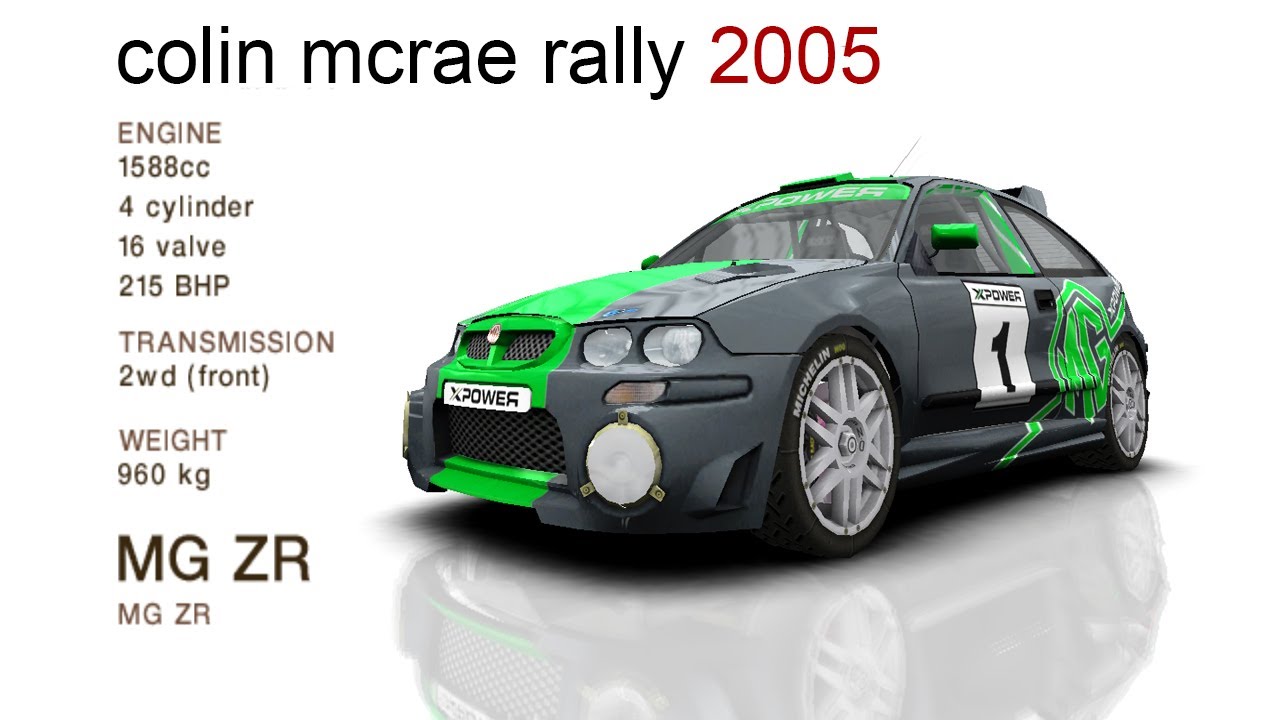 Colin McRae Rally 2005 - MG ZR - YouTube
