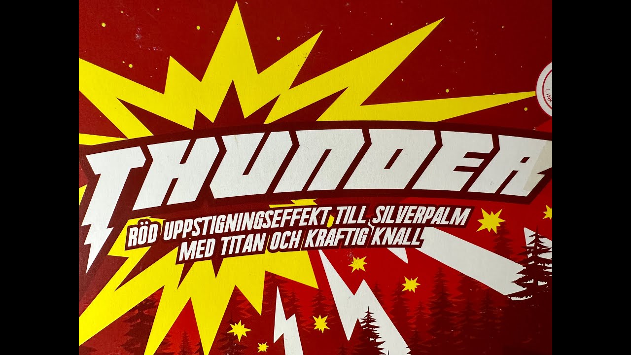 RED THUNDER - Funke Fireworks - YouTube